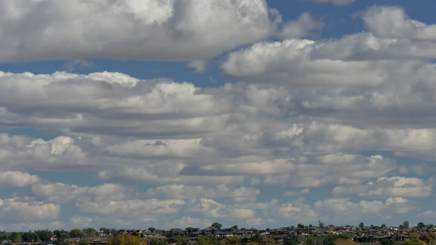 Fall Sky. Cold Air Sweeps In From The North Behind A Cold Front. The ...