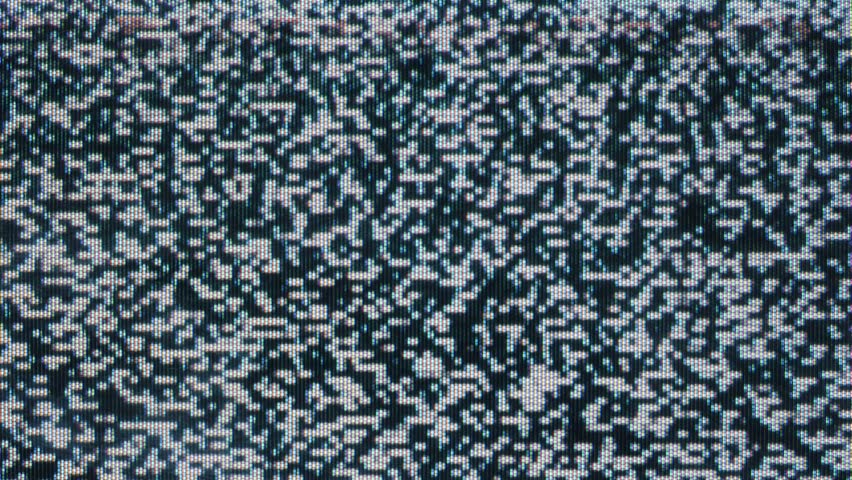 TV Static Noise Close-up Long 4K 2160p 30fps UltraHD Video - Analog ...