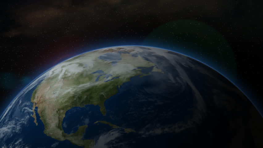 Earth From Space, North America - Animation Stock Footage Video 1745023 ...