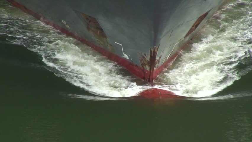 Bow Wave Of A Ship Stock Footage Video 3412439 - Shutterstock