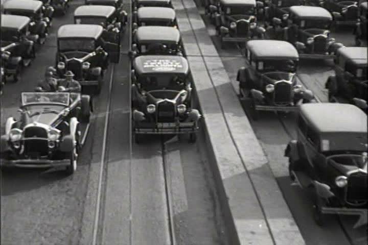 First Traffic Light In Detroit In 1920s