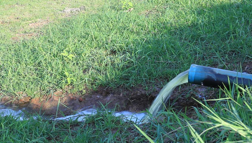 Water Flowing Out Of The Pipe Stock Footage Video 5667620 - Shutterstock