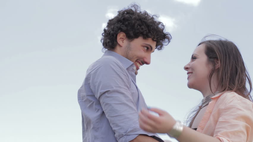 Run And Hug Between Two Friends Or Lover Stock Footage Video 6215240 ...