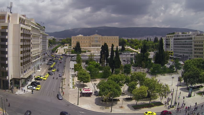 Constitution Square Of Athens (Syntagma) , Greece, 1920X1080 Timelapse ...