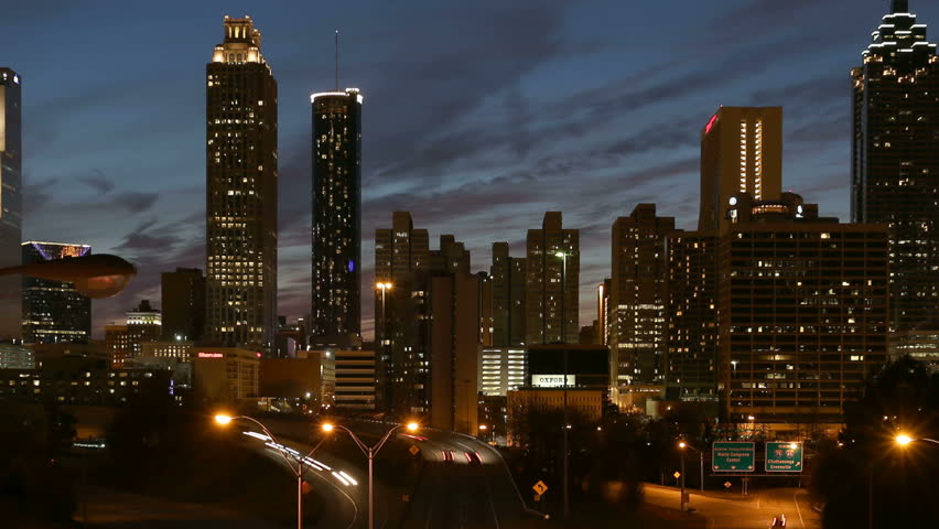 Georgia City At Night