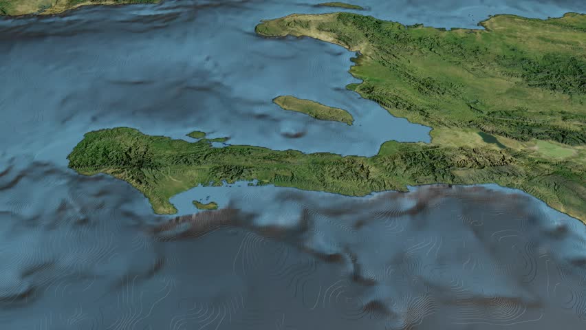 Haiti Map Satellite